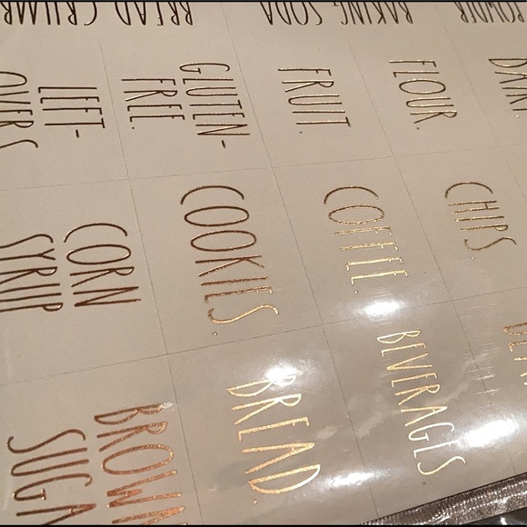 Rae Dunn | Storage & Organization | Rae Dunn Organizing Labels Gold ...
